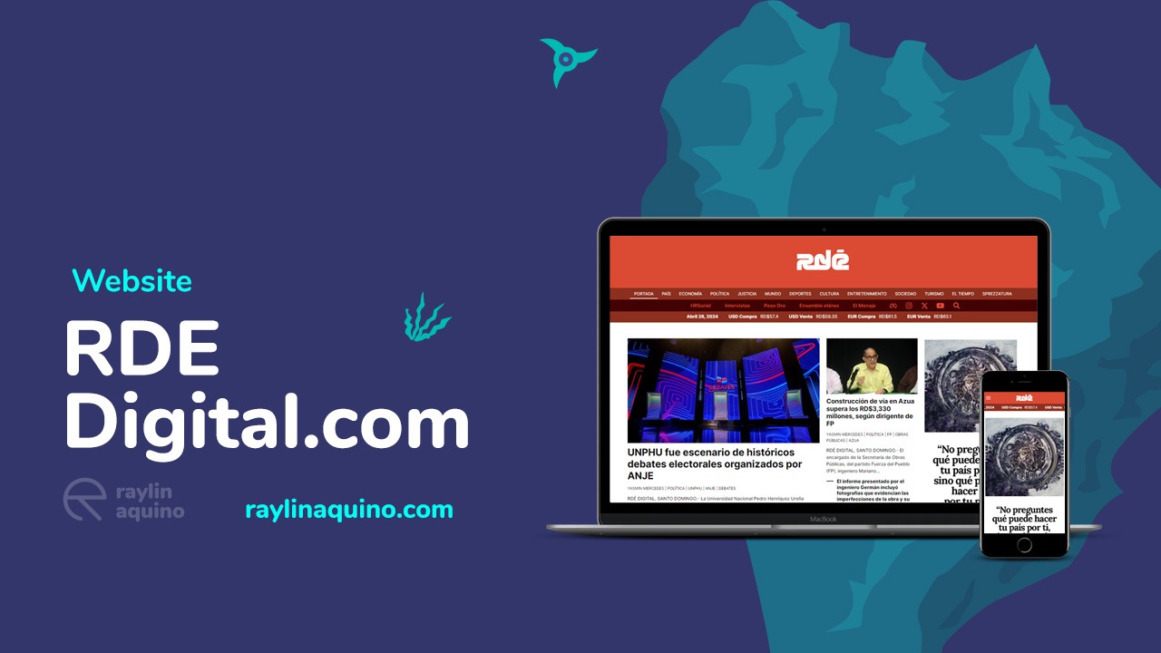 RDE Digital - Wordpress Website- Portafolio - Raylin Aquino
